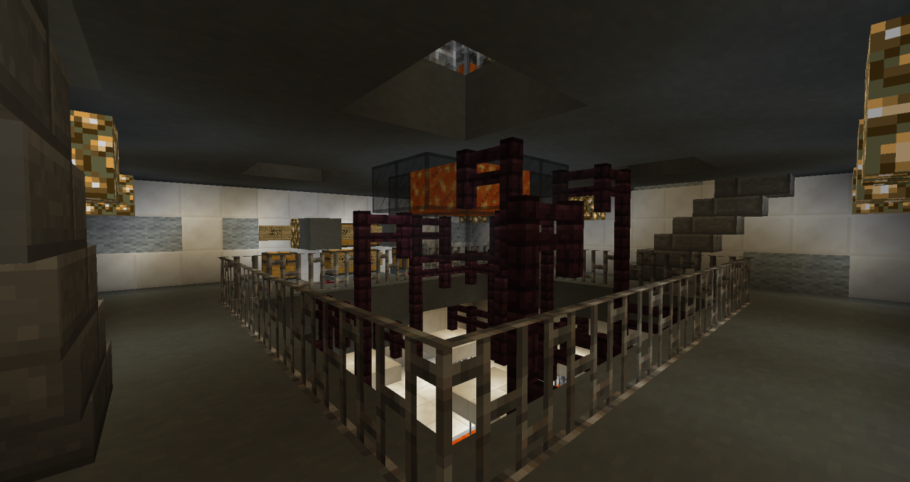 Attack of the Ghast Ships from the Nether Minecraft Map