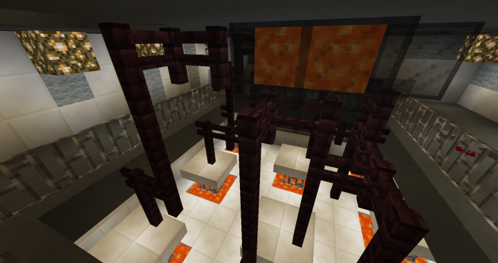 Attack of the Ghast Ships from the Nether Minecraft Map