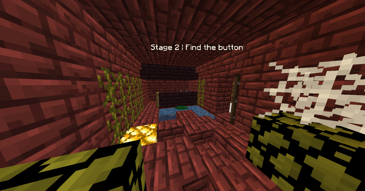 Find the button! Minecraft Map