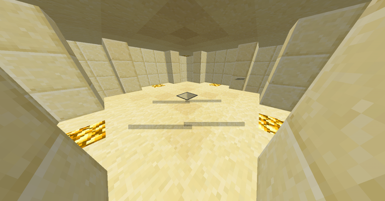 Find the button! Minecraft Map