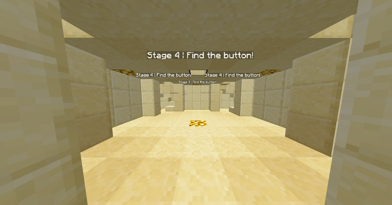 Find the button! Minecraft Map