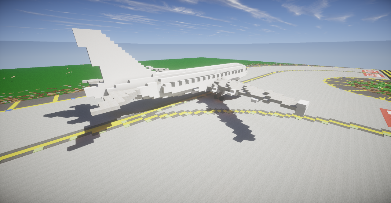 A320-200 EasyJet.Com Livery [Full Slabs] [1.5:1 Scale] Minecraft Map