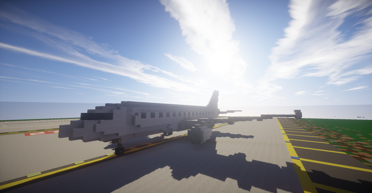 A320-200 EasyJet.Com Livery [Full Slabs] [1.5:1 Scale] Minecraft Map