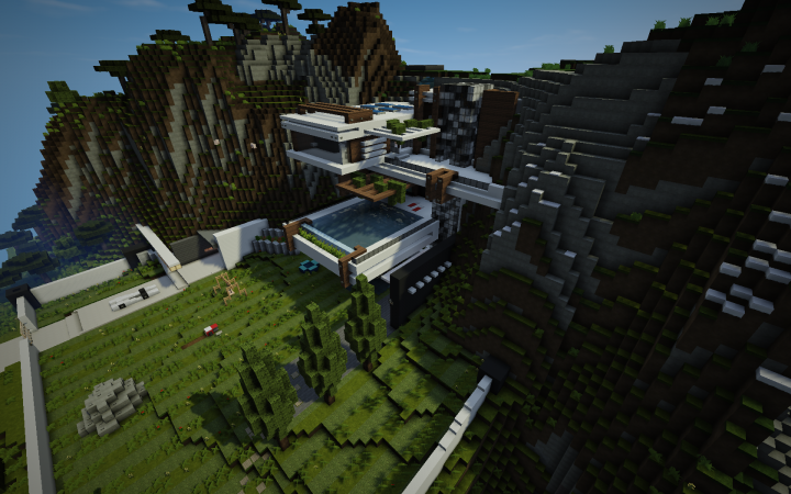 villa dans une montagne #2 Minecraft Map