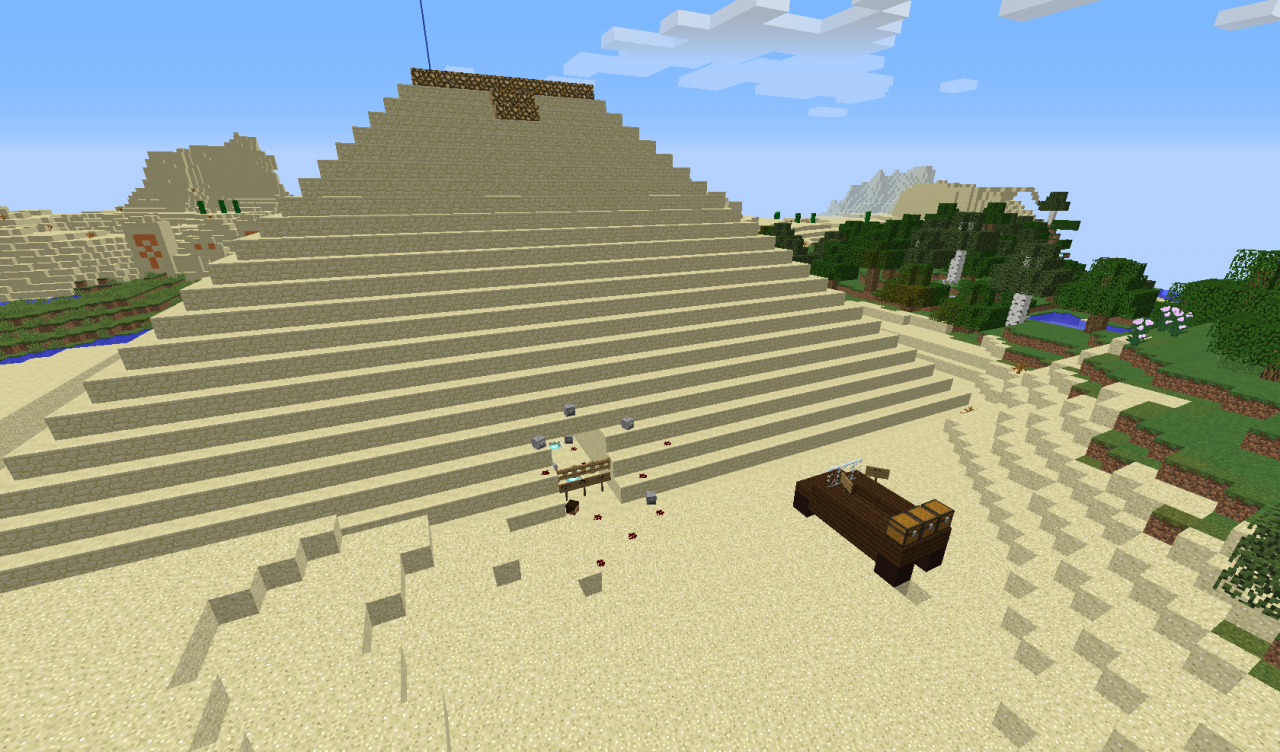 Minecraft Pyramid With Traps And Story Minecraft Map