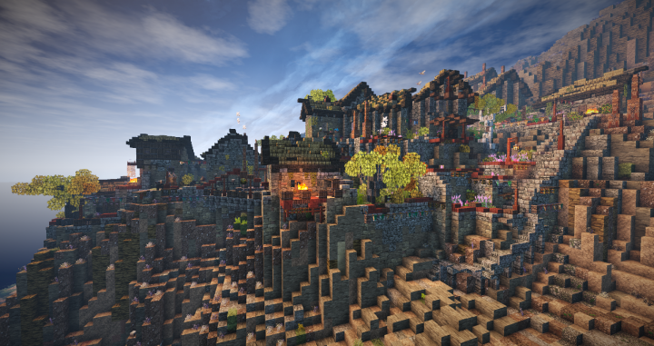 Minecraft Timelapse | Isquitos, a peruvian village Minecraft Map