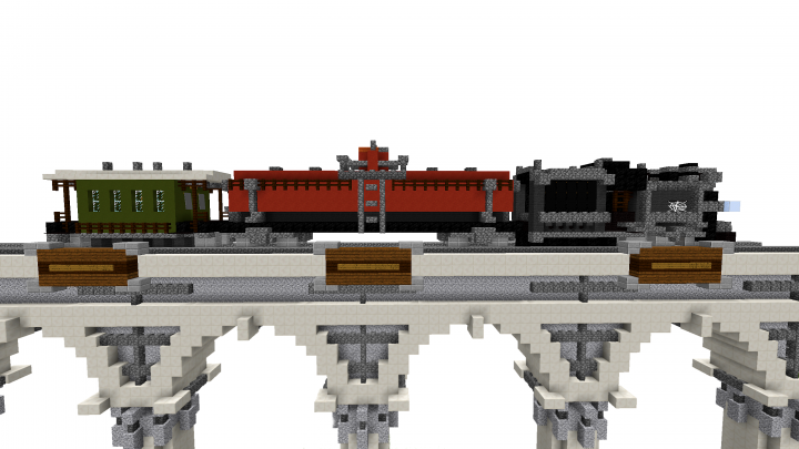 Realistic train: A technically accurate locomotive Minecraft Map