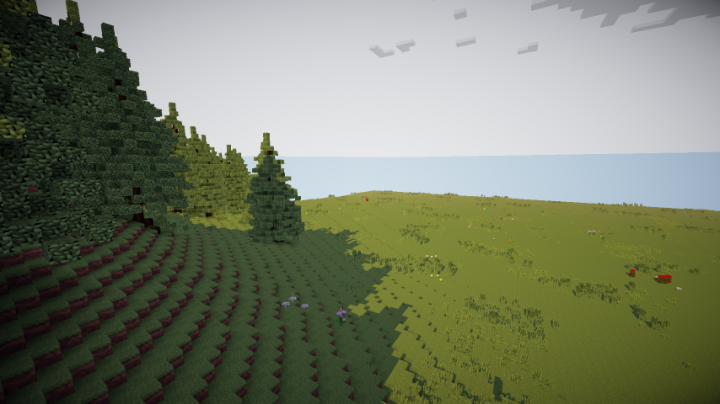 Mountain with Forest and Plains Minecraft Map