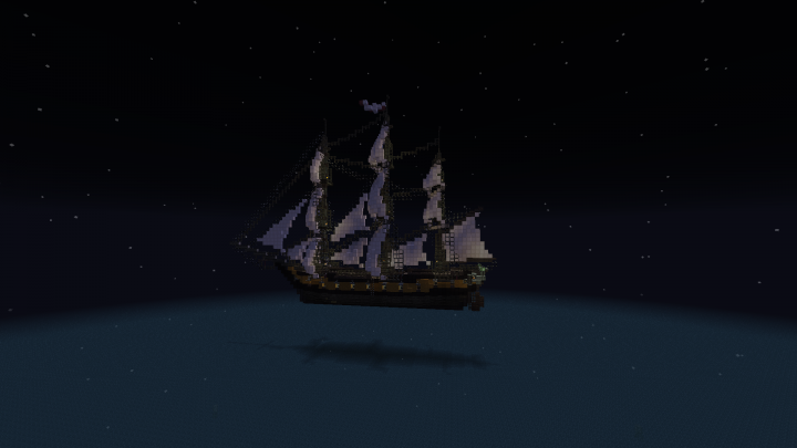 HM Sloop Hotspur. 20 Gun Sloop Of War Minecraft Map