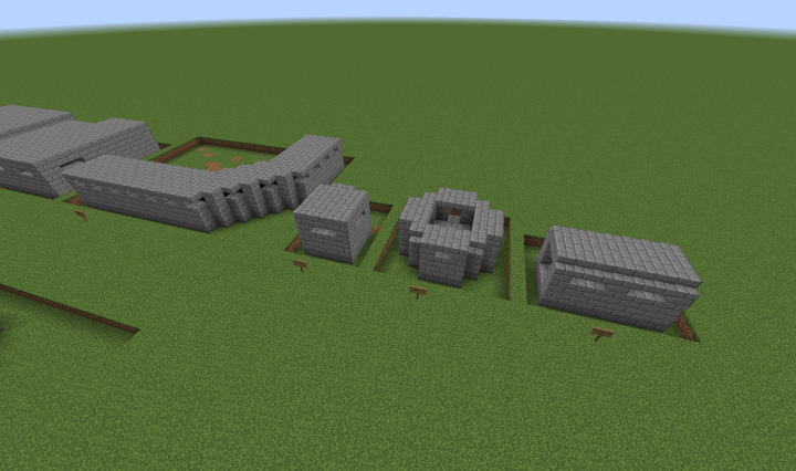 WW2 Pillboxes/Fortifications Minecraft Map