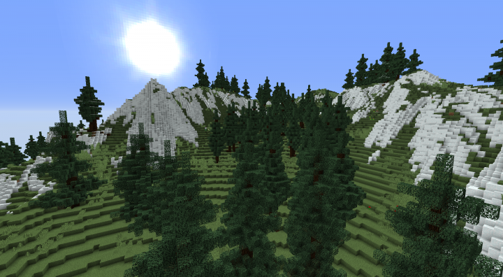Pinaceae National Reserve Minecraft Map