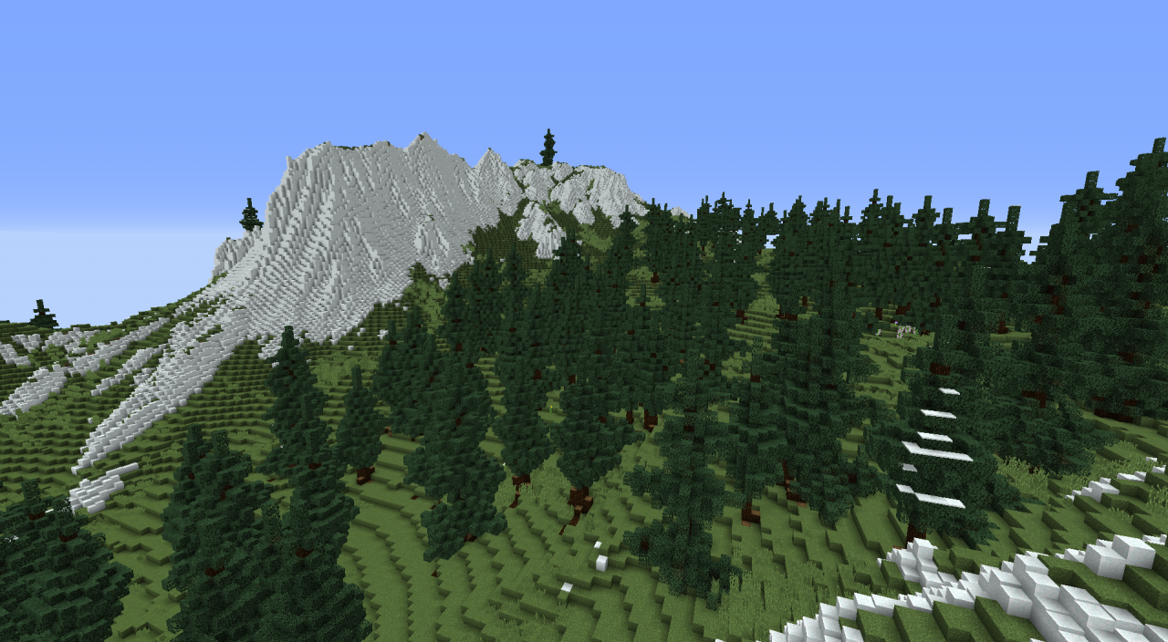 Pinaceae National Reserve Minecraft Map