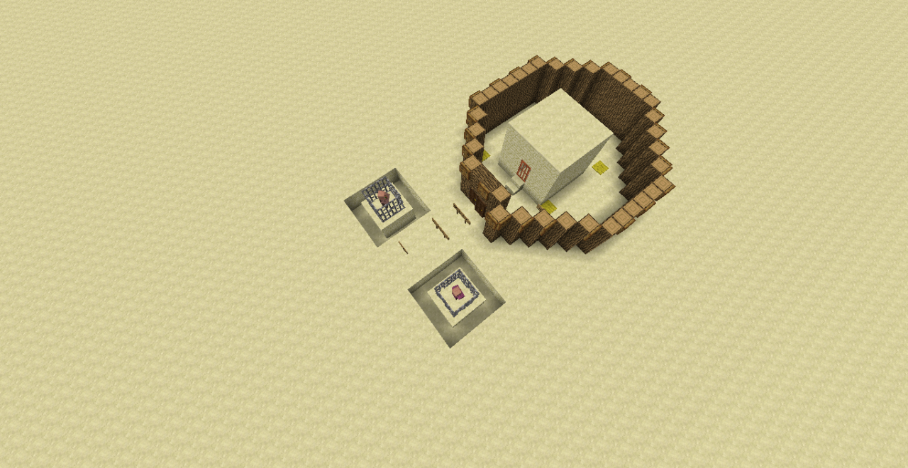 Mob proof homes Minecraft Map