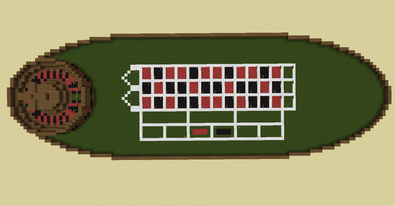commandblock American roulette Minecraft Map