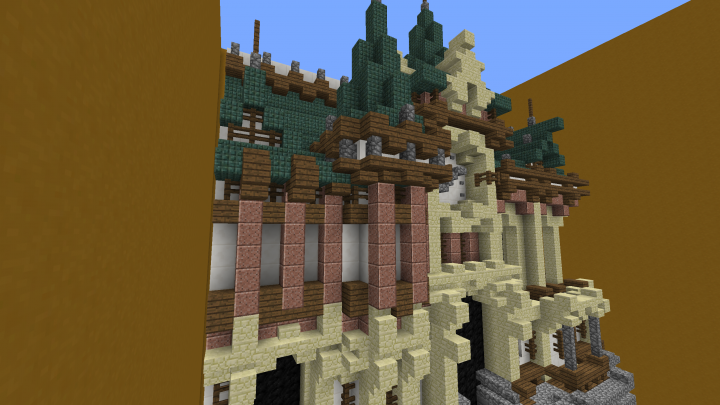 Small 32x32 Plot: Baroque Theme Minecraft Map