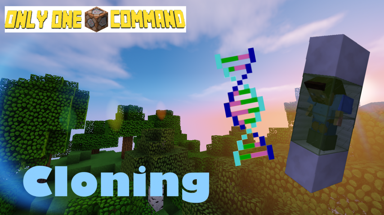 Cloning - Only One Command Minecraft Project
