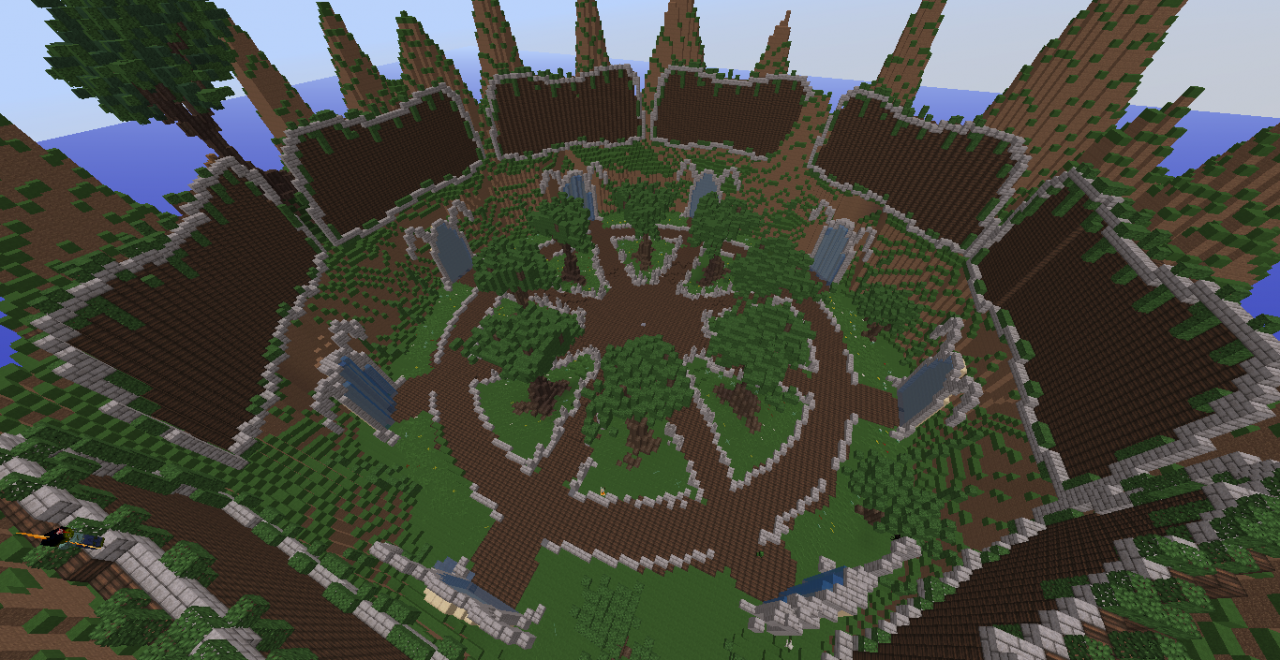 Lobby Hub Medieval Basic Minecraft Map