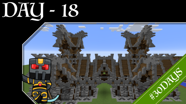 #30DAYS - Day 18 - Nordic Wall Minecraft Map