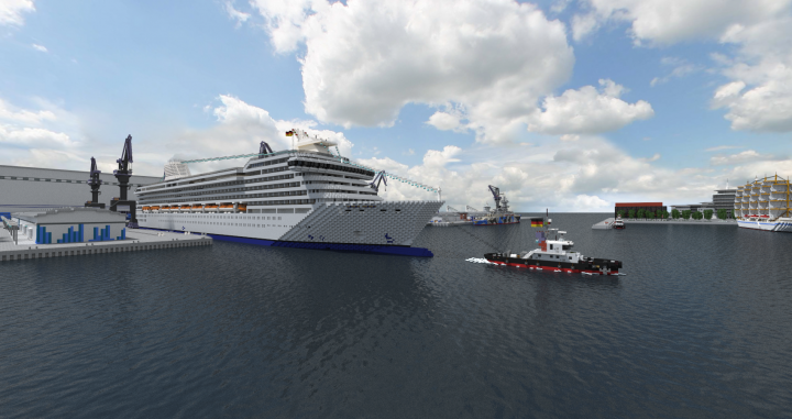 Atlantic-Titan Shipyard Minecraft Map