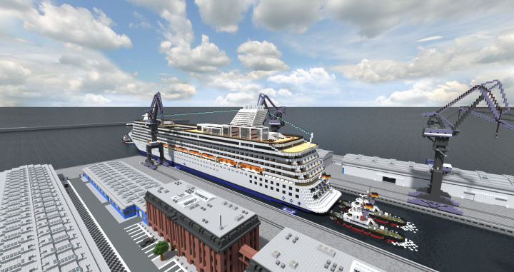 Atlantic-Titan Shipyard Minecraft Map