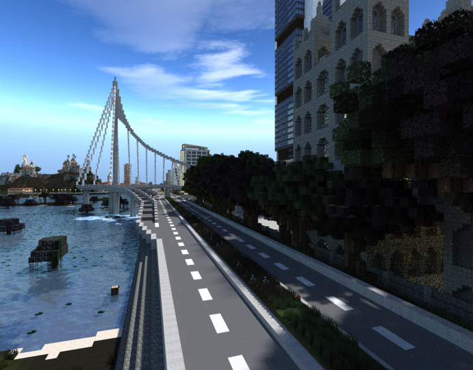 Fancy Trumpet Roundabout | Republic of Union Islands Minecraft Map