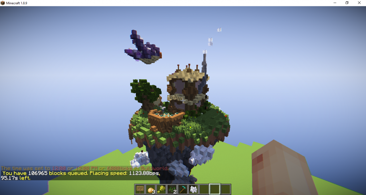 Minecraft skyblock spawn - floating island Minecraft Map