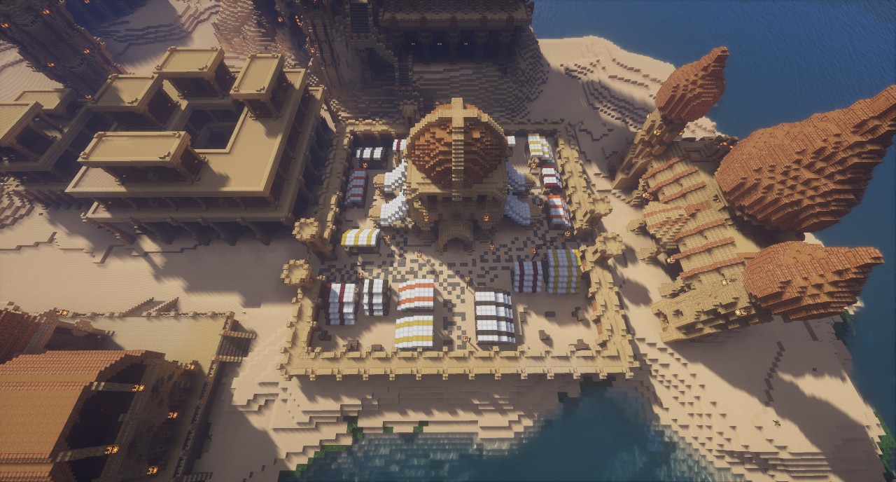Fantasy Desert Market Minecraft Map