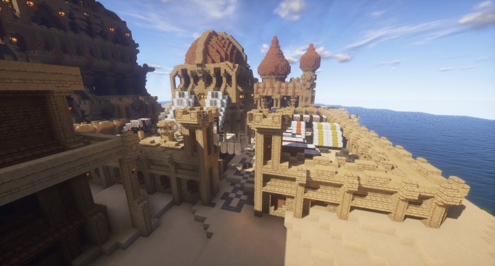 Fantasy Desert Market Minecraft Map