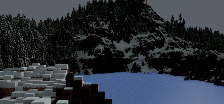 Snow Mountain [Custom terrain] Minecraft Map