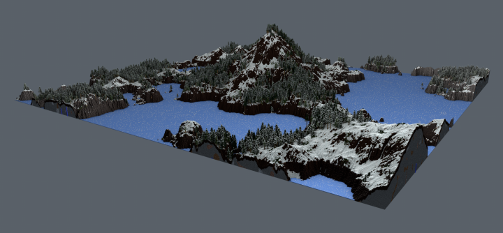 Snow Mountain [Custom terrain] Minecraft Map