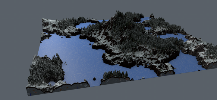 Snow Mountain [Custom terrain] Minecraft Map