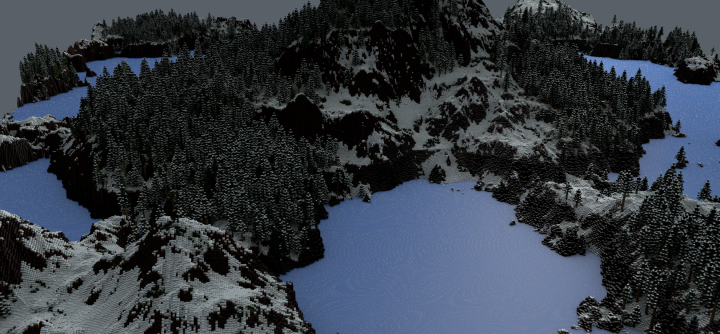 Snow Mountain [Custom terrain] Minecraft Map