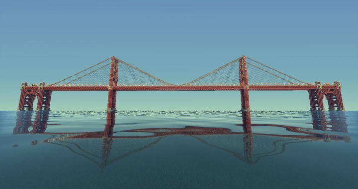 [ Golden Gate Bridge ] [ Downloadable ] Minecraft Map