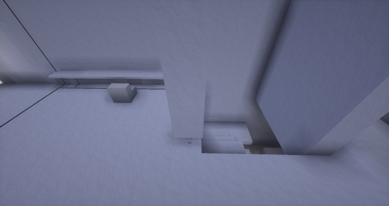 White Minimalist Residence. Minecraft Map