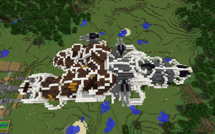 The Dauntless: bounty hunter space ship Minecraft Map