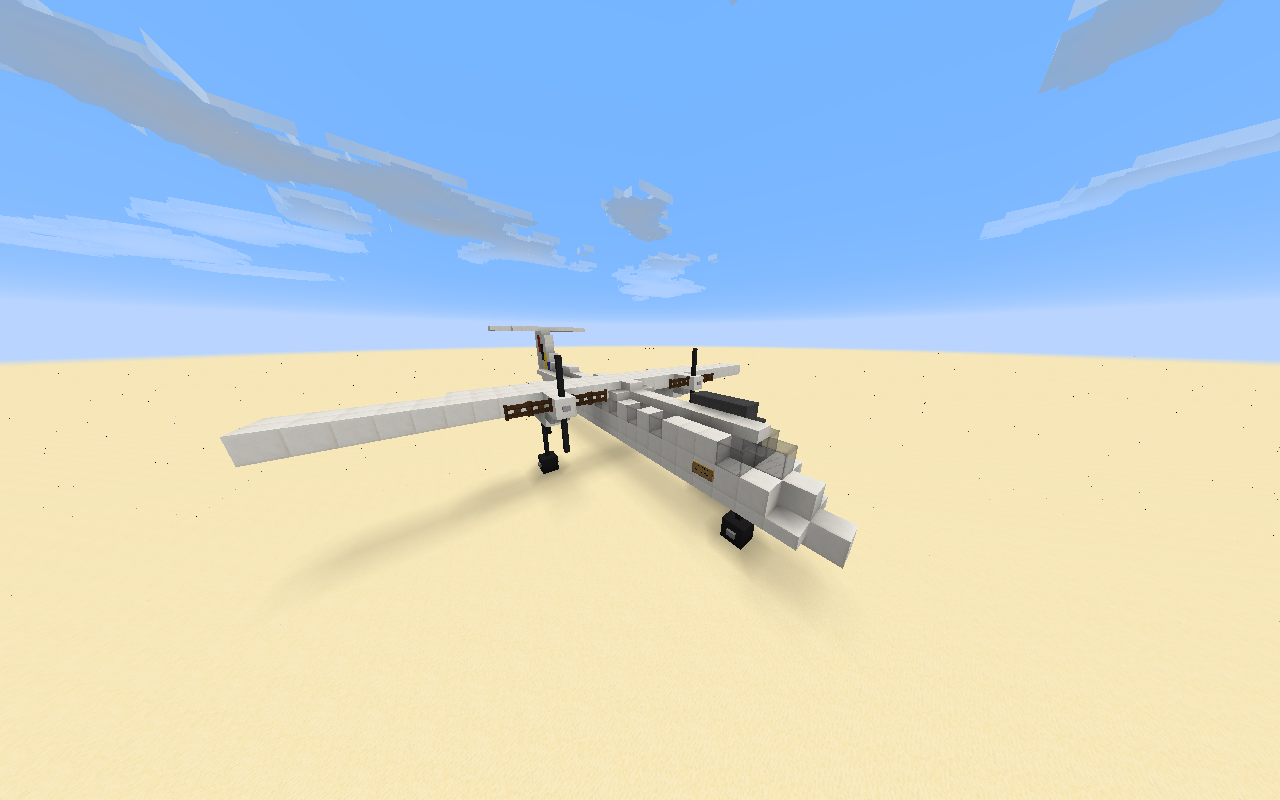 Bombardier Dash 8 Minecraft Map