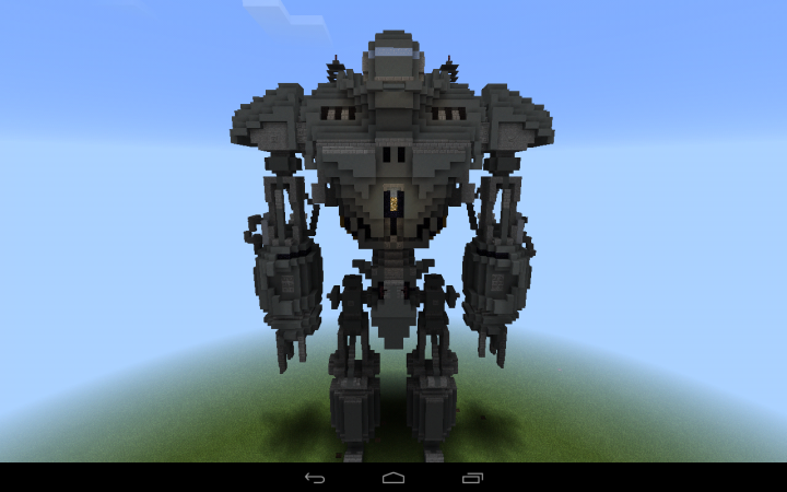 Liberty Prime and Fallout 4 Minecraft Map