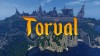 Torval - A medieval village built in survival Minecraft Map