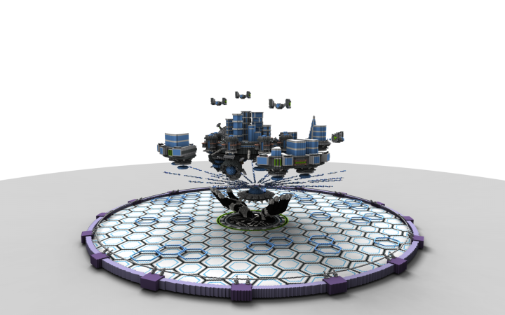 Exnova - The Hologram City Minecraft Map