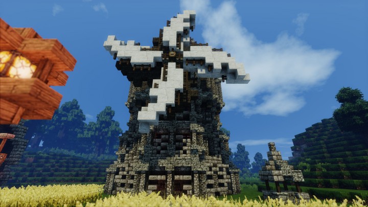 Torval - A medieval village built in survival Minecraft Map