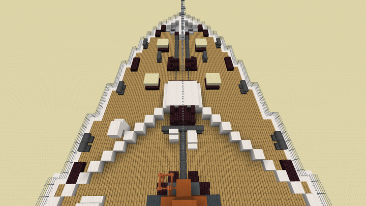 The RMS Titanic - 1:1 Replica with Complete Interior Minecraft Map