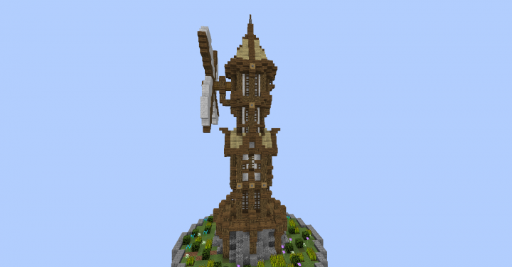 Steampunk Windmill Minecraft Map