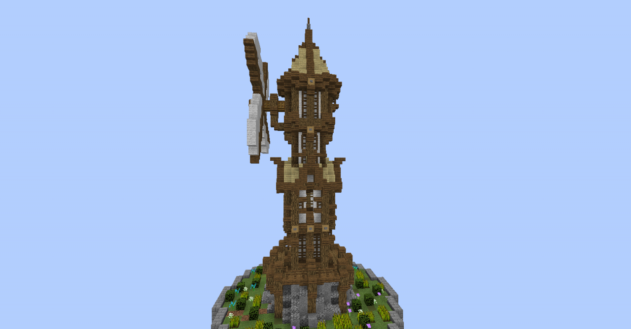 Steampunk Windmill Minecraft Map