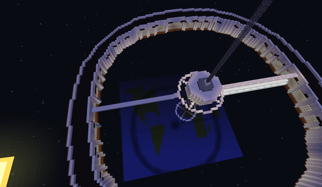 Space Station Explosion Minecraft Map