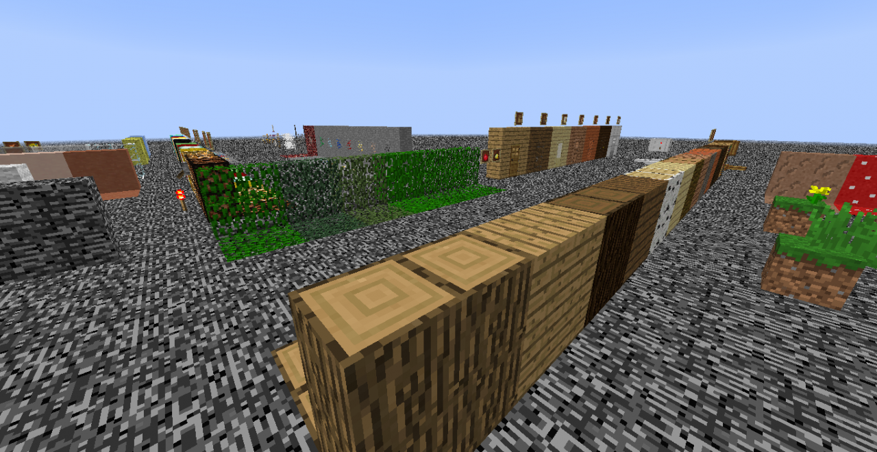 Basic Texture Testing World Minecraft Map
