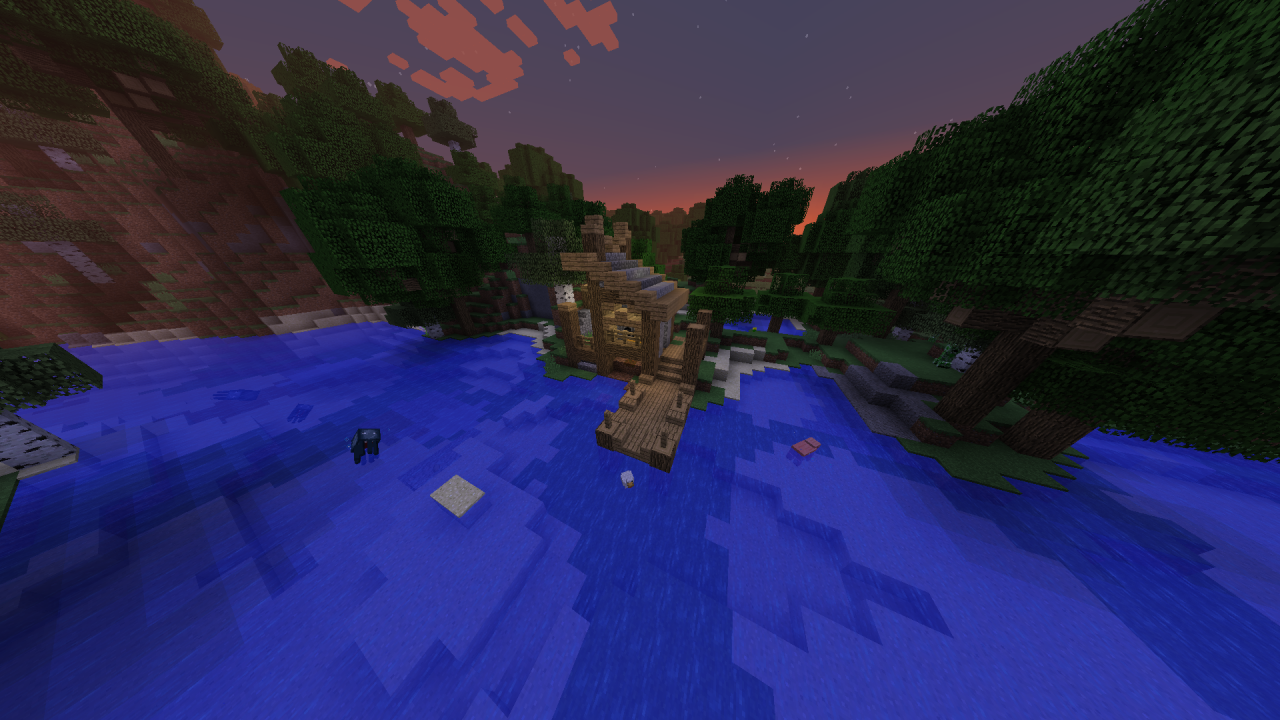 tiny fishing House Minecraft Map