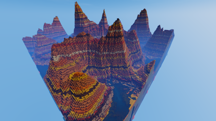 Mesa Spires Minecraft Map