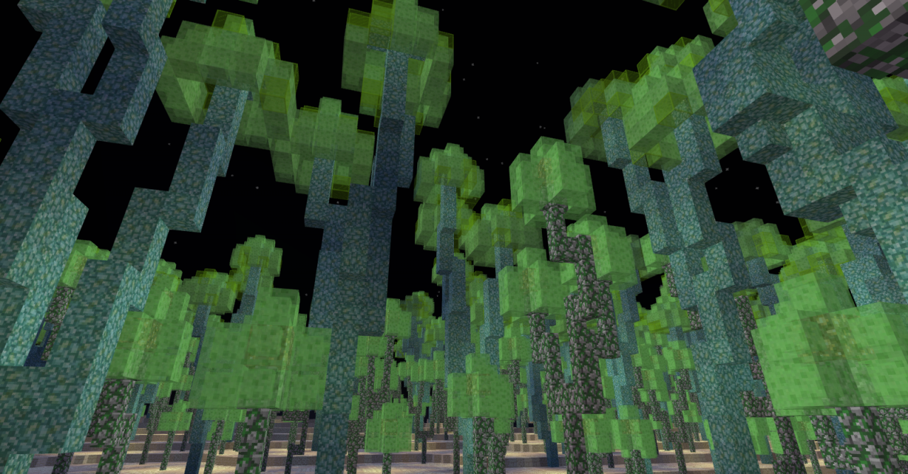 Alien Slime Tree Repository (12 Trees) Minecraft Map