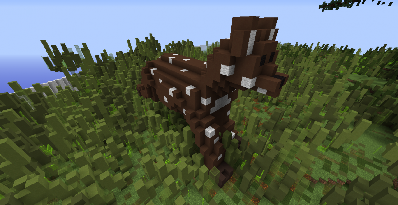 Wild Life pixel art Minecraft Map