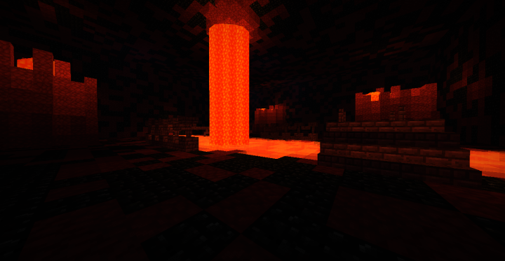 Simple 1v1 Nether Arena Minecraft Map